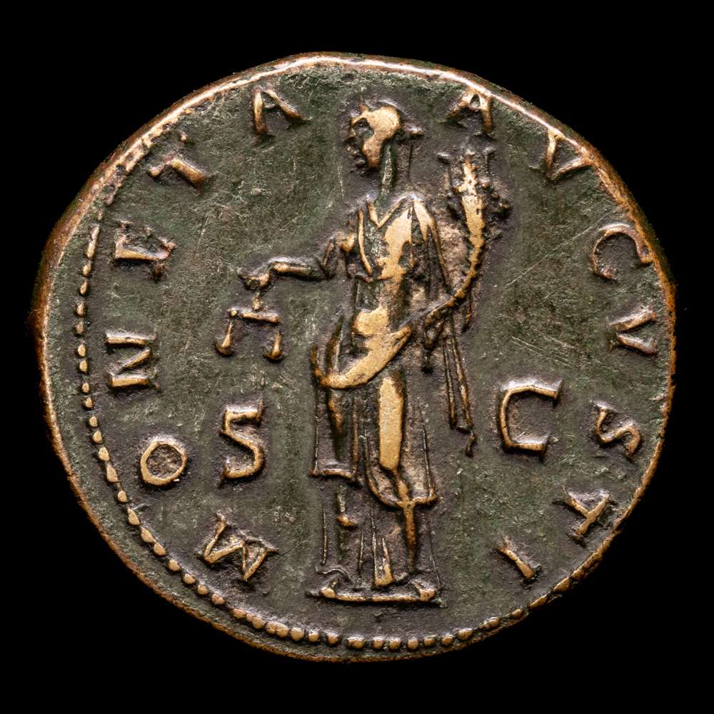 Adriano. Dupondio. 120-121 dC Roma. (Ric-II 441). (Bmcre-1230). (C-977 ...