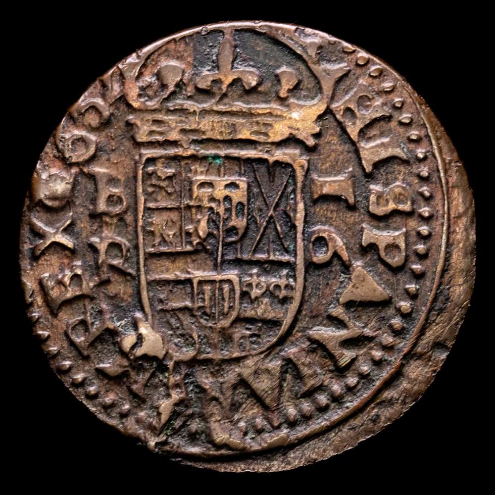 Felipe IV (1621-1665). 16 maravedís. 1662. Burgos. R. (Cal-439). Ae. 4,03 g. MBC+. - Numismática ...