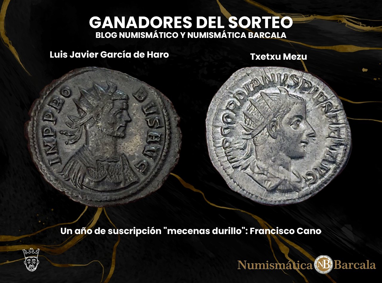 Sorteo de Numismática Barcala y el Blog Numismático - Numismática Barcala