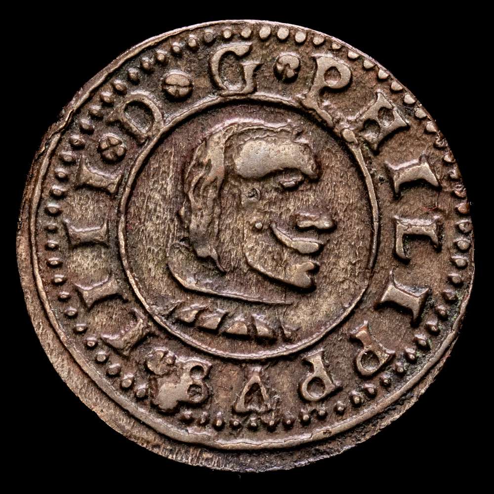 Felipe IV (1621-1665). 16 maravedís. 1662. Burgos. R. (Cal-439). Ae. 4 ...